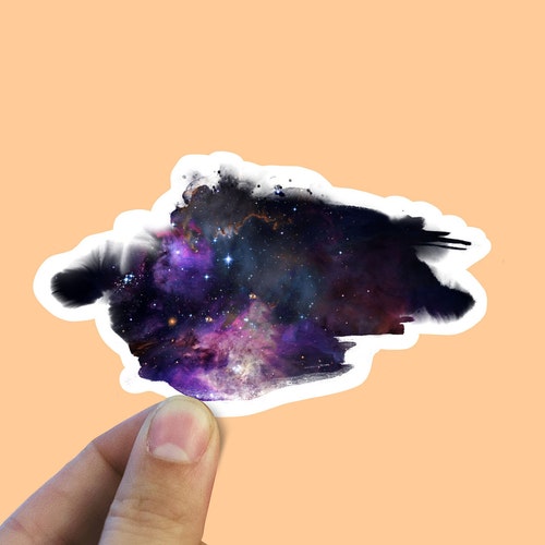 Galaxy Wrapped Crystal Vinyl Sticker Trendy Stickers Space - Etsy