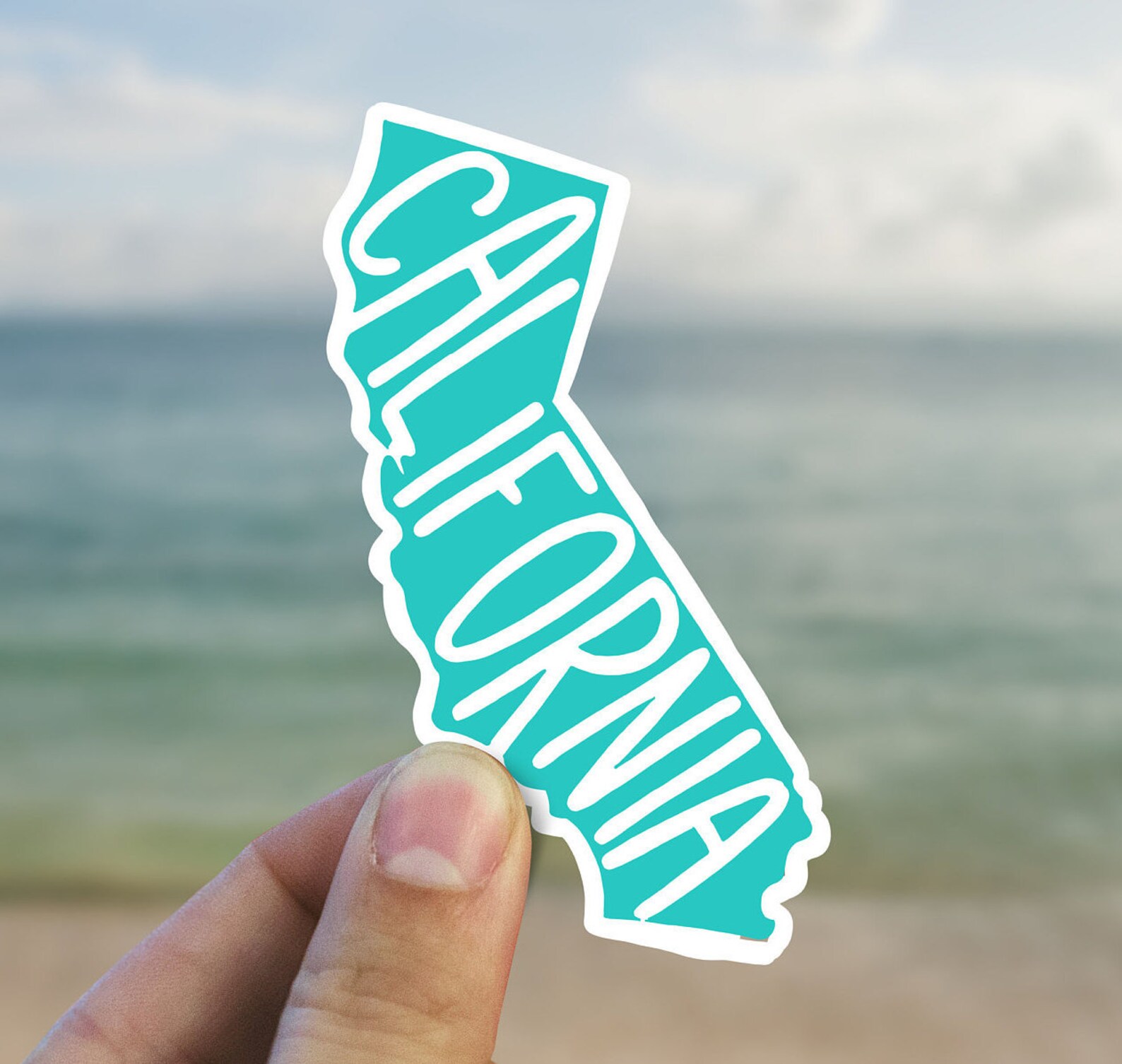 Minimal California State Vinyl Sticker Custom Stickers - Etsy