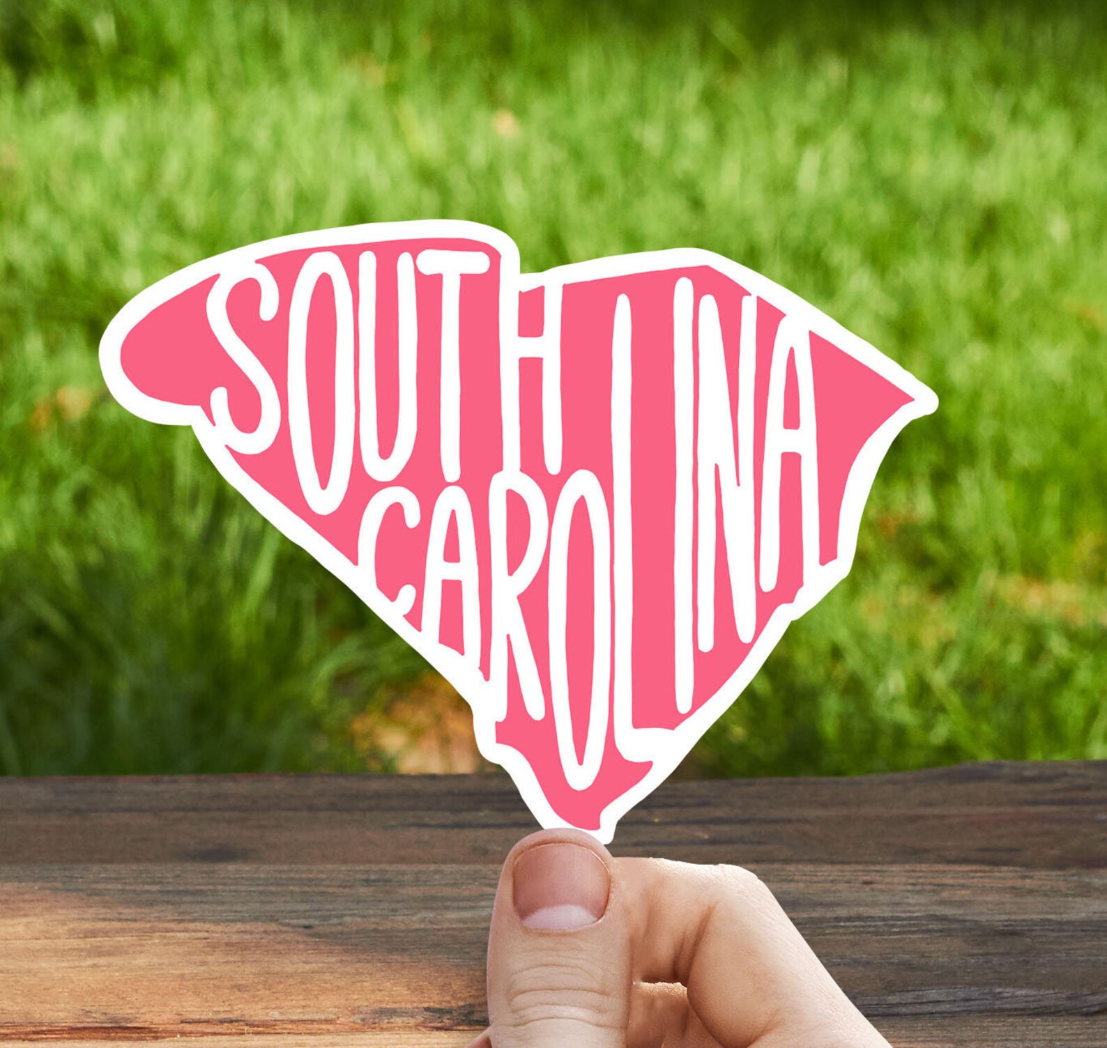 Minimal South Carolina State Vinyl Sticker Custom Stickers - Etsy Canada