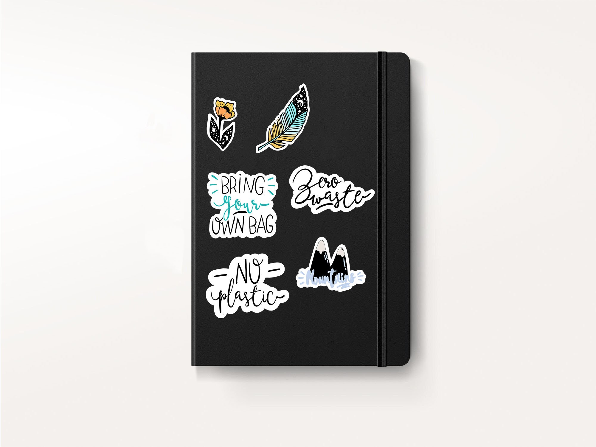 Galaxy Flower Vinyl Sticker Illustrated Flower Sticker - Etsy