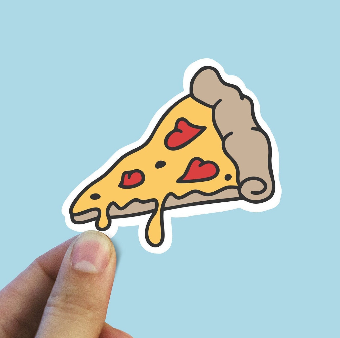 Pizza Slice Vinyl Sticker Slice of Pizzabest Friend Gift | Etsy