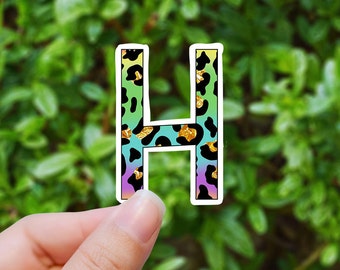 Old English Letter H Initial Vinyl Decal Sticker Diploma Font - Etsy