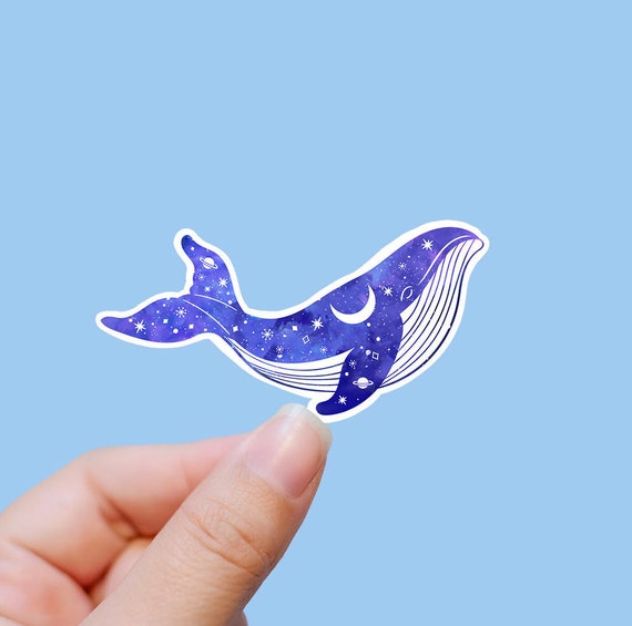 Laptop Decals & Skins Cute Stickers Decal kids stickers Be Happy Whale ...