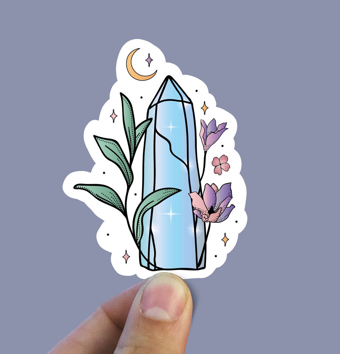 June Birth Stone Moon Stone Vinyl Sticker, Birth Stone, Moon Stone ...