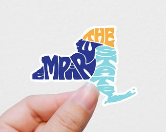 Manhattan Sticker New York Sticker City Laptop Stickers - Etsy