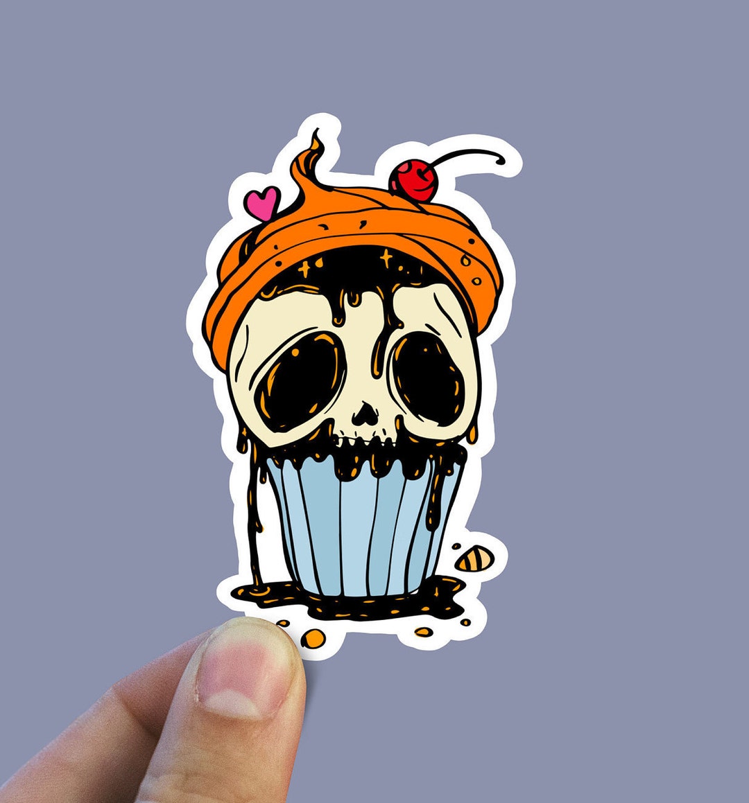 Poison Cupcake Vinyl Sticker, Cupcakes, Best Friend Gift, Birthday Gift ...