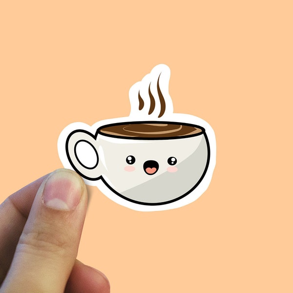 Cute Coffee Stickers - Etsy