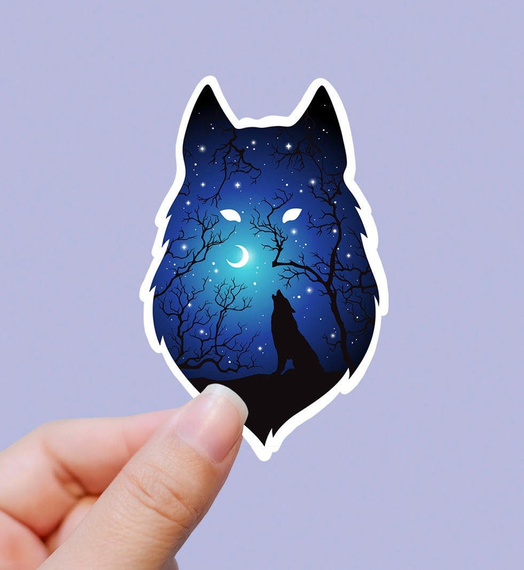 The Wolf Within Vinyl Sticker, Wolf Sticker, Best Friend Gift, Laptop ...