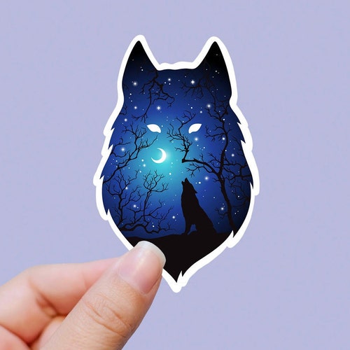 Wolf Sticker - Etsy