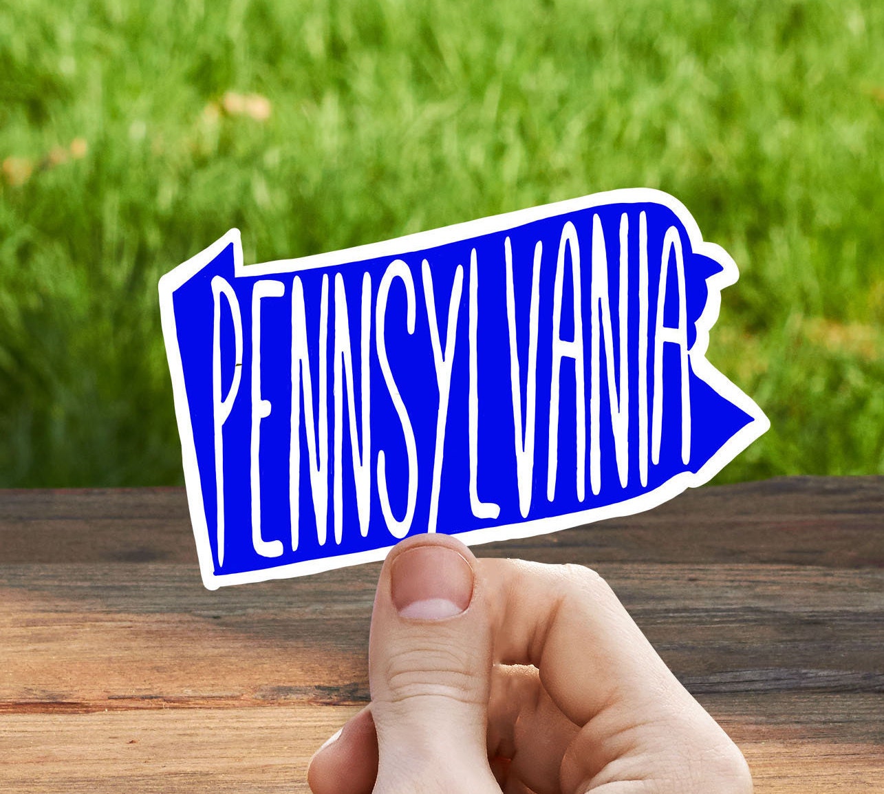 Minimal Pennsylvania state vinyl sticker custom stickers | Etsy