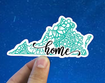 Personalized Virginia License Plate Decals Stickers Version - Etsy