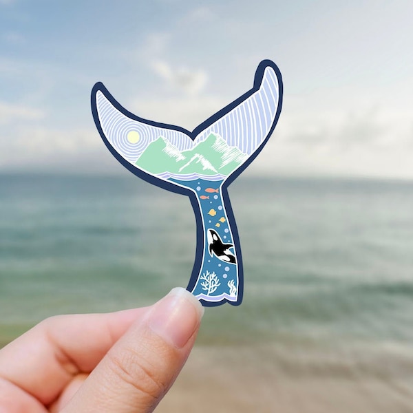 Whale Stickers - Etsy