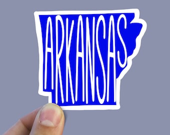 Arkansas AR Oval Vinyl Decal Sticker - Etsy