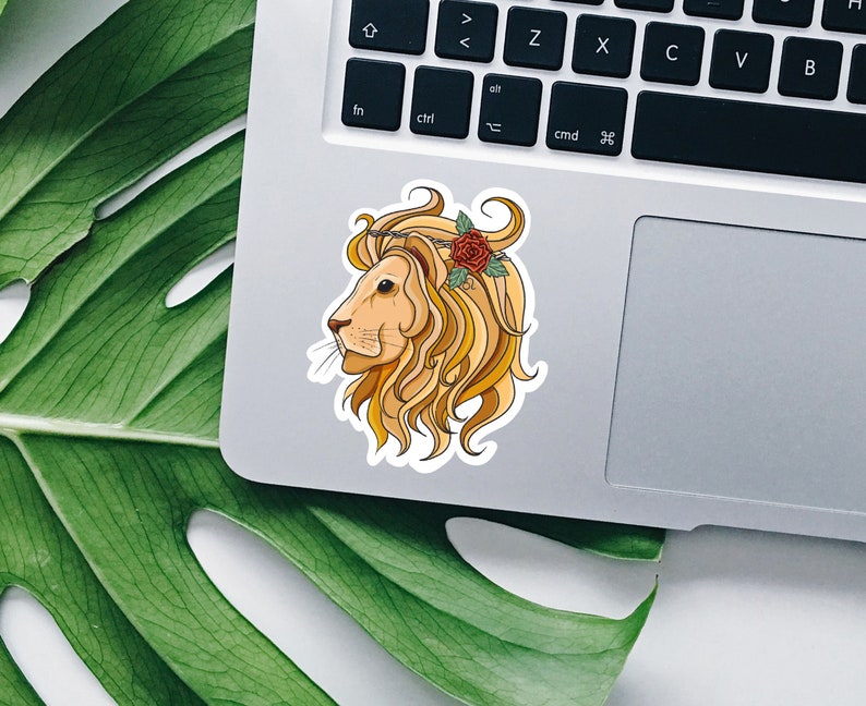 Celestial Leo Sticker Leo Zodiac Sticker Astrology Sticker | Etsy