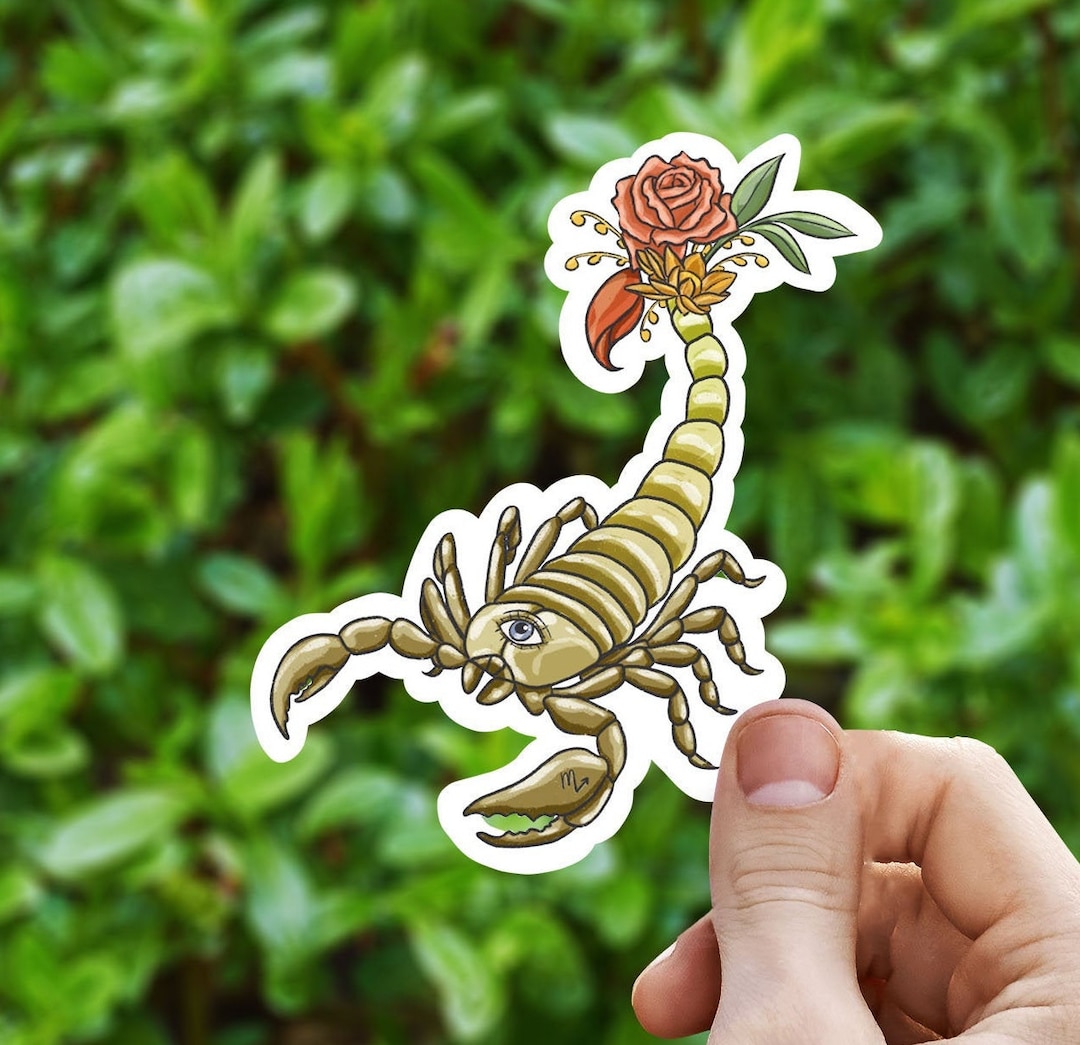 Celestial Scorpio Sticker, Scorpio Zodiac Sticker, Astrology Sticker ...