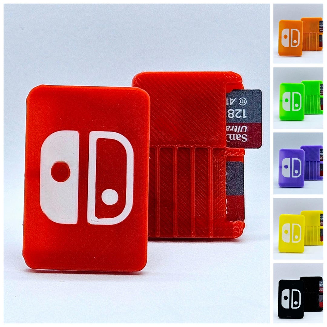 Nintendo Switch Game Cart Micro SD Card Holder - Etsy