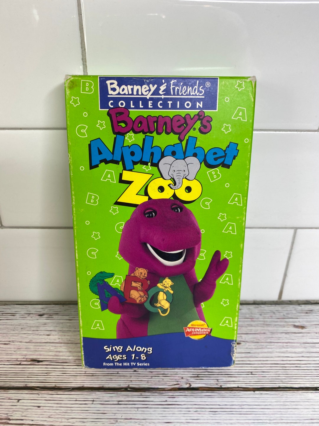 1994 Barney’s Alphabet Zoo VHS ~ Sing-along Age 1-8 ~ From the Hit TV ...