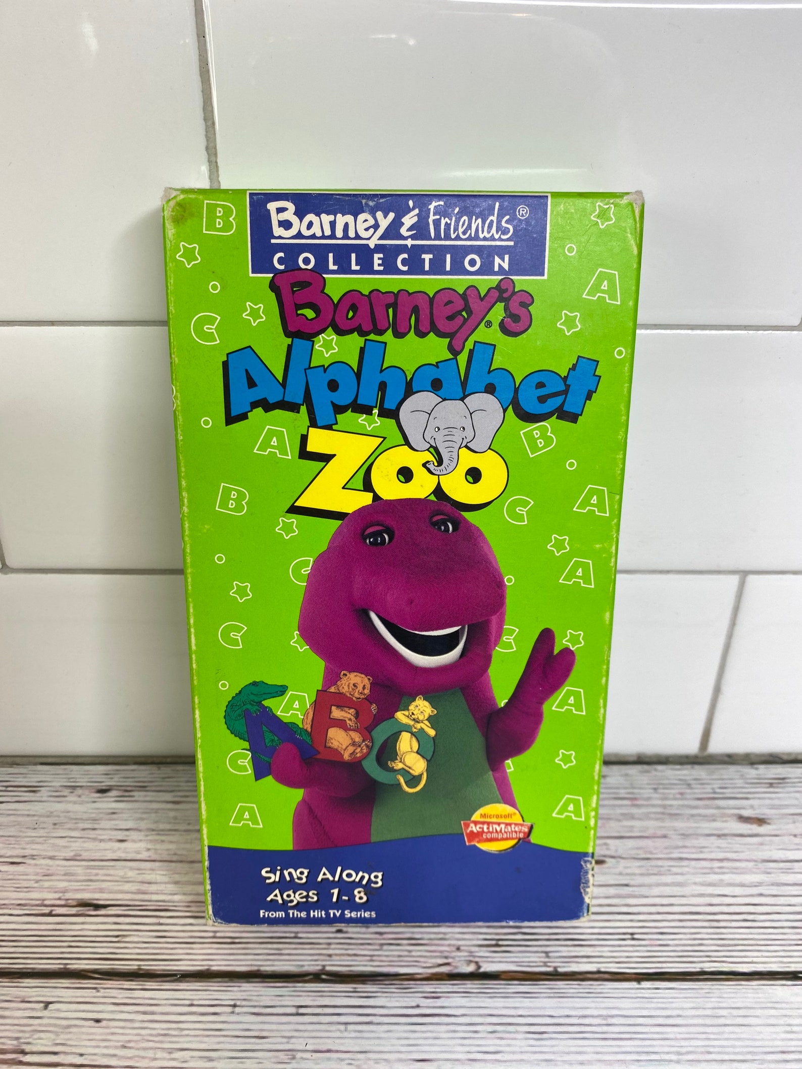1994 Barneys Alphabet Zoo VHS Sing-along Age 1-8 From the Hit TV Series ...