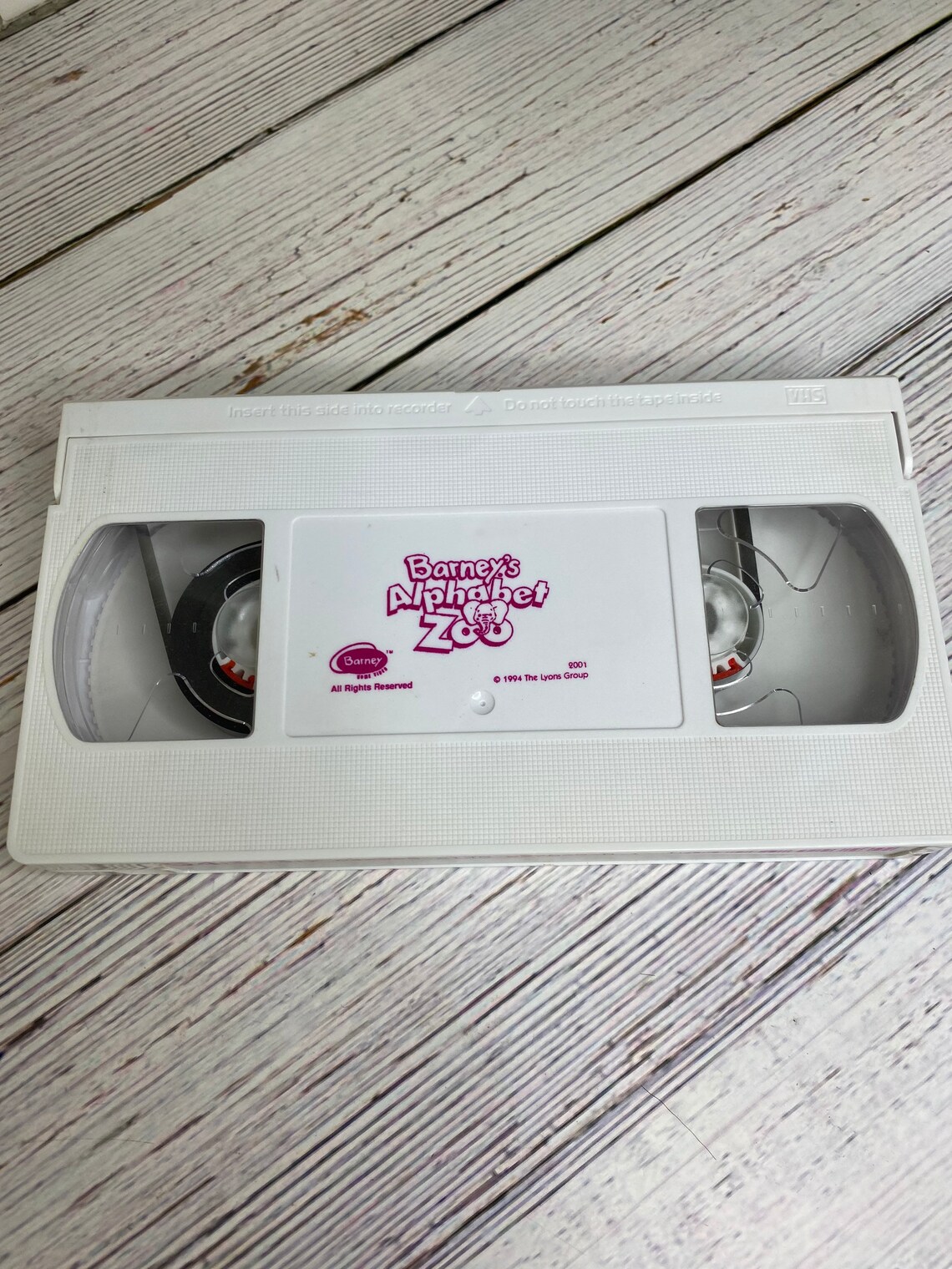 1994 Barneys Alphabet Zoo VHS Sing-along Age 1-8 From the Hit TV Series ...