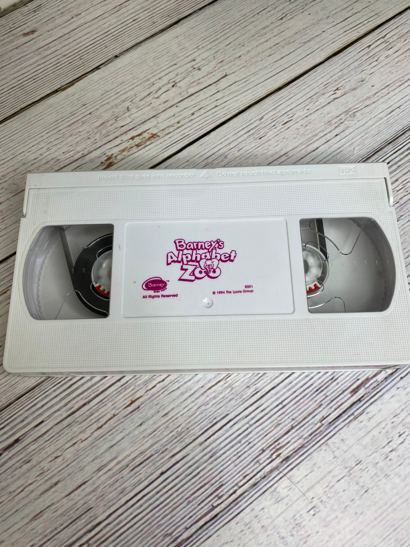1994 Barneys Alphabet Zoo VHS Sing-along Age 1-8 From the Hit TV Series ...
