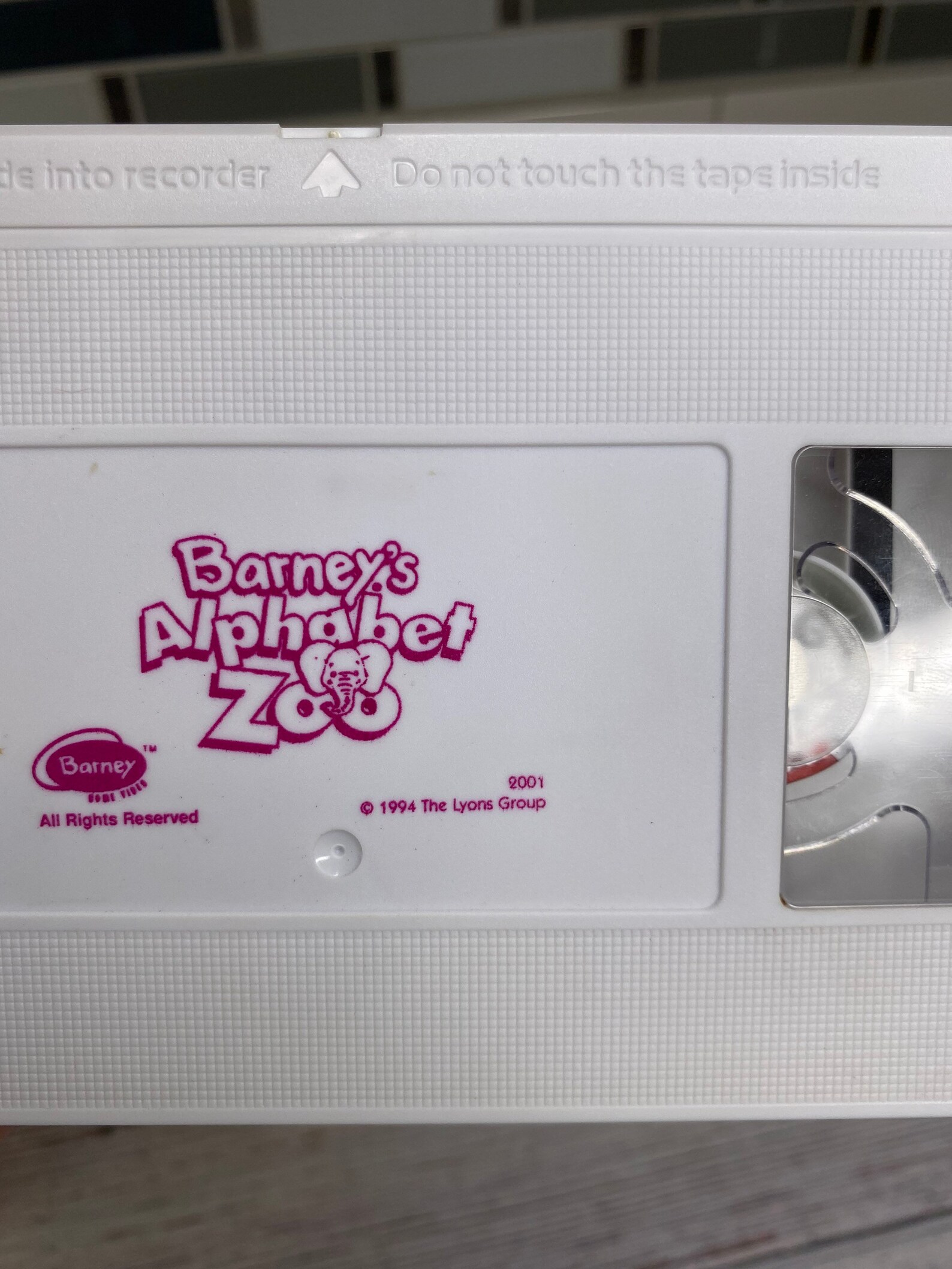 1994 Barneys Alphabet Zoo VHS Sing-along Age 1-8 From the Hit TV Series ...