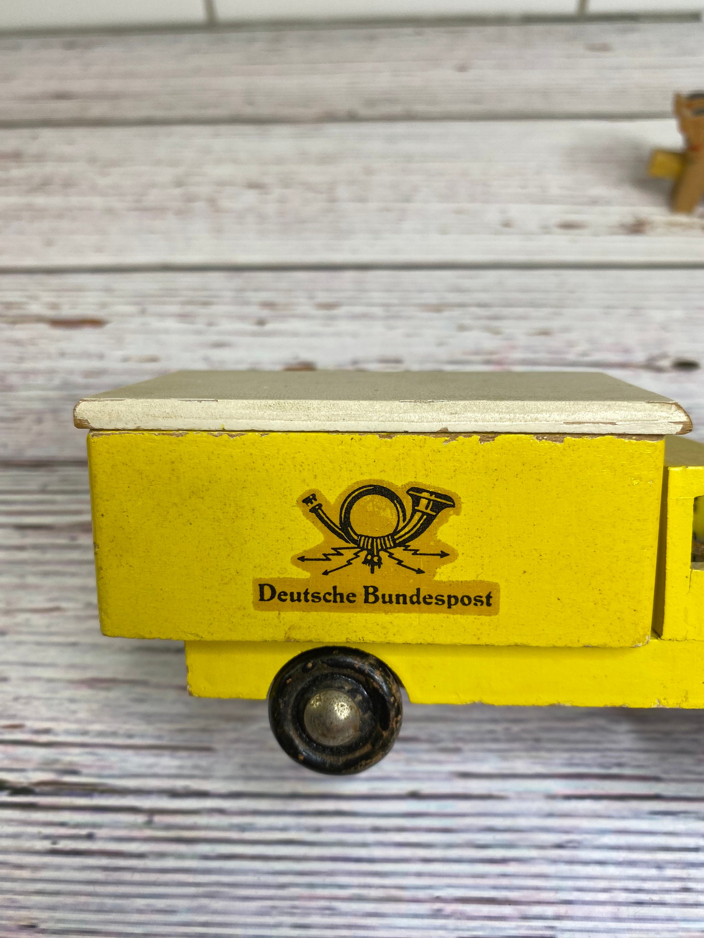 Choose 1 Vintage German Postal Wood Car Truck ~ Mail Carrier ~ Deutsche ...