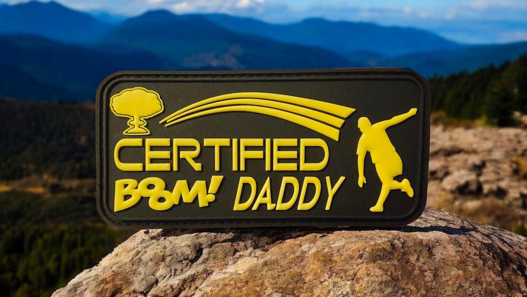 Certified Boom! Daddy Patch - Etsy