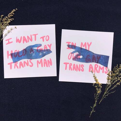 Gay Trans Man Print Set - Etsy