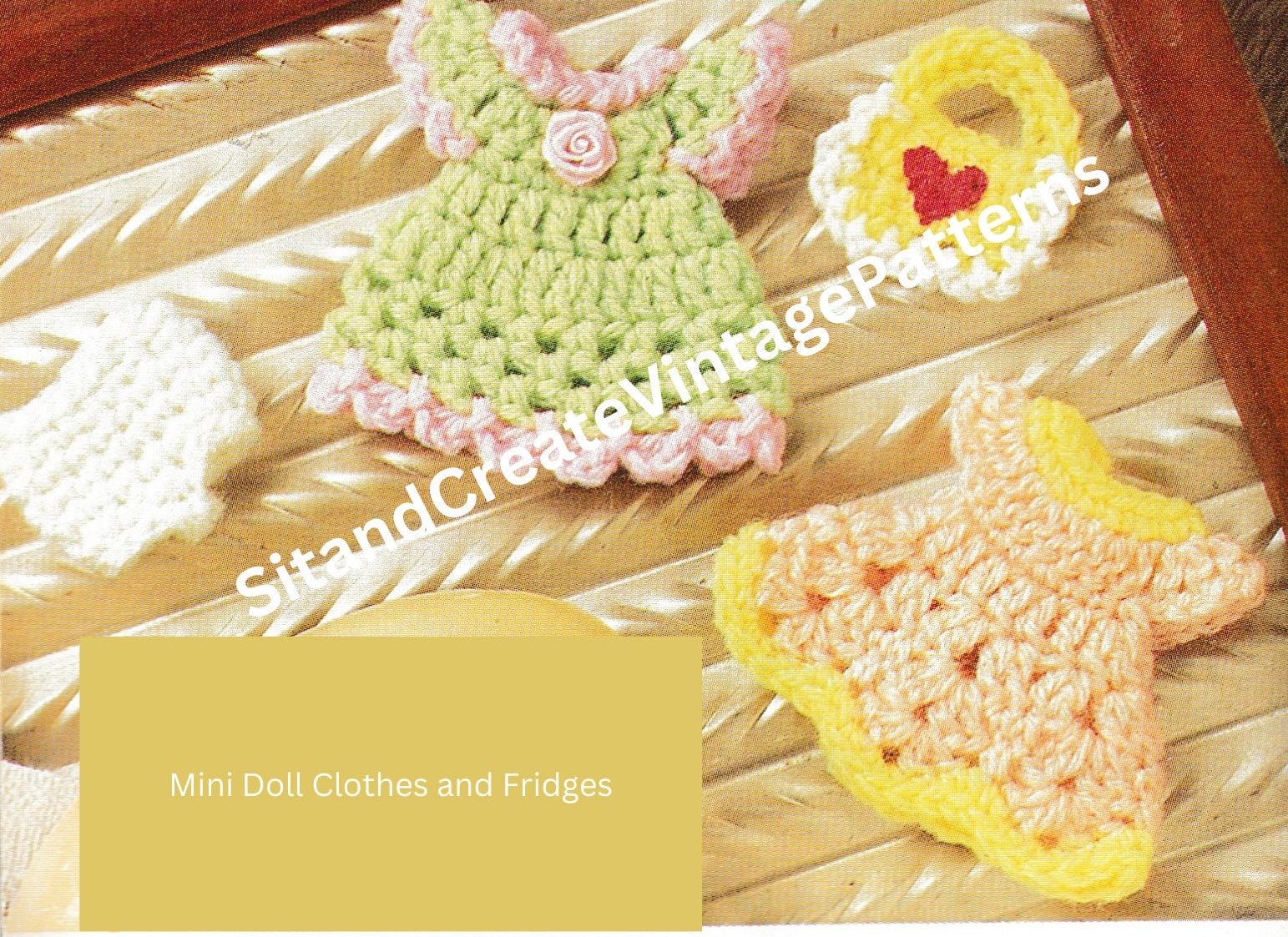 Vintage Crochet Mini Doll Clothes/fridgies - Etsy