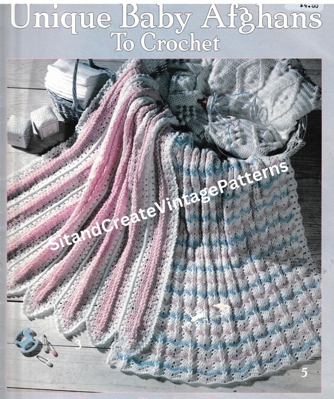 Vintage Unique Crochet Baby Afghans - Etsy