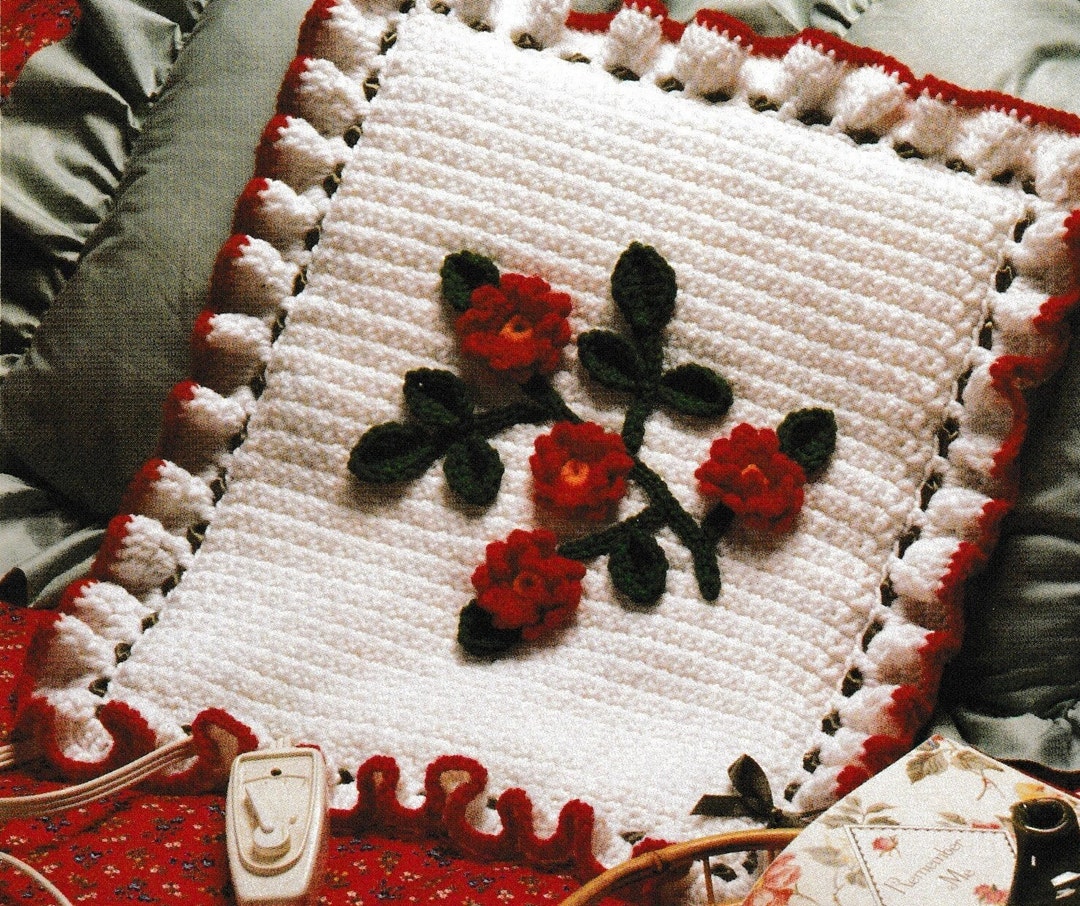 Vintage Crochet Hidden Warmth Heating Pad Cover - Etsy