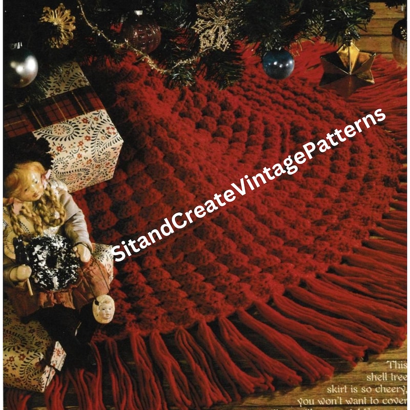 Tree Skirt Crewel - Etsy