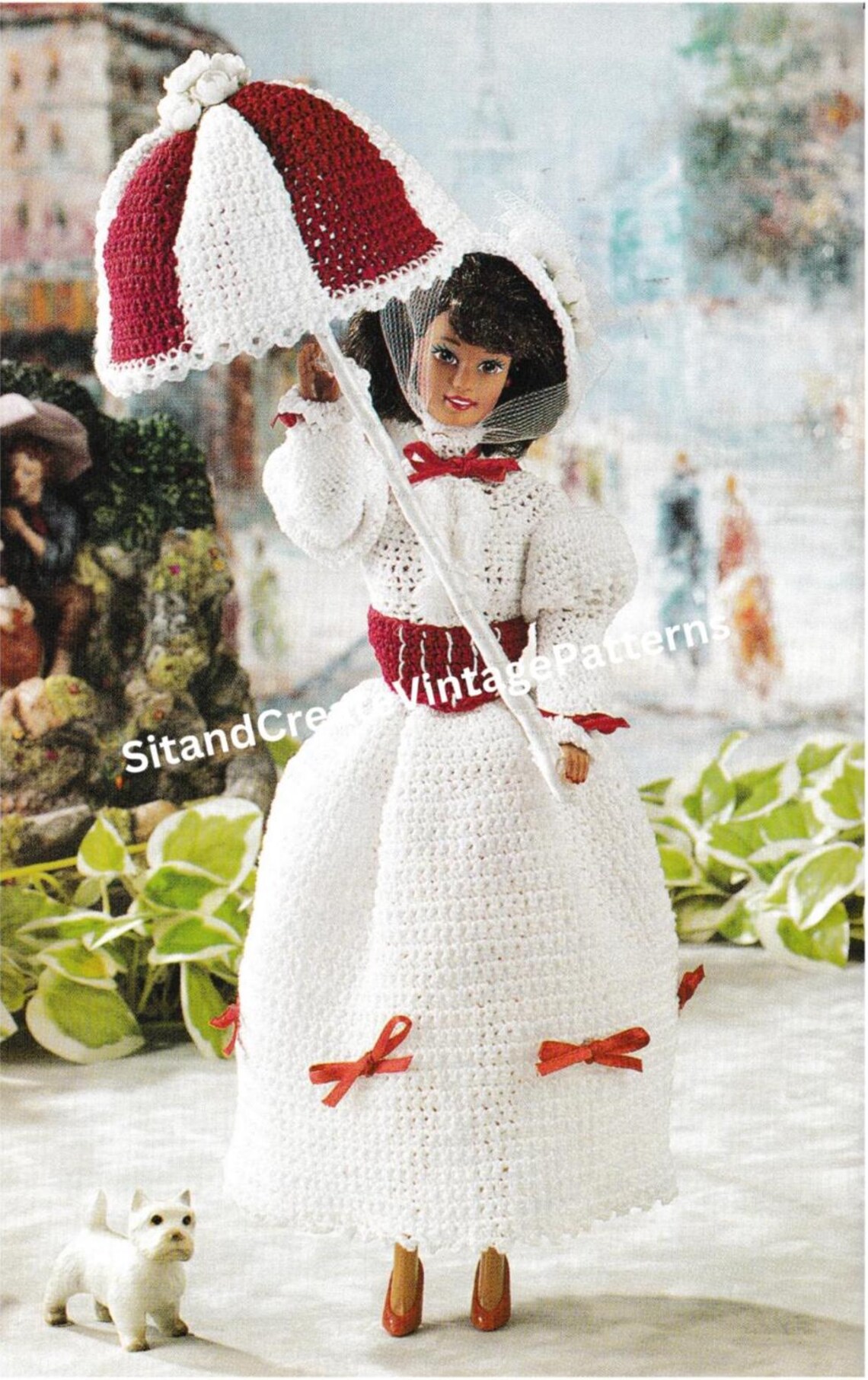 Vintage Crochet Jolly Holiday Fashion Doll Outfit - Etsy
