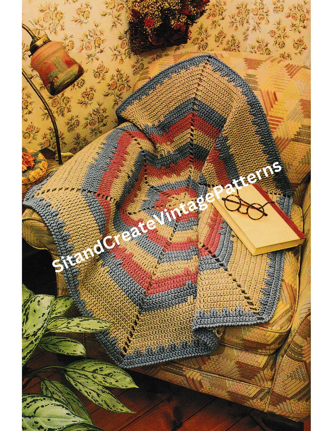 Vintage Crochet Lap Robe - Etsy