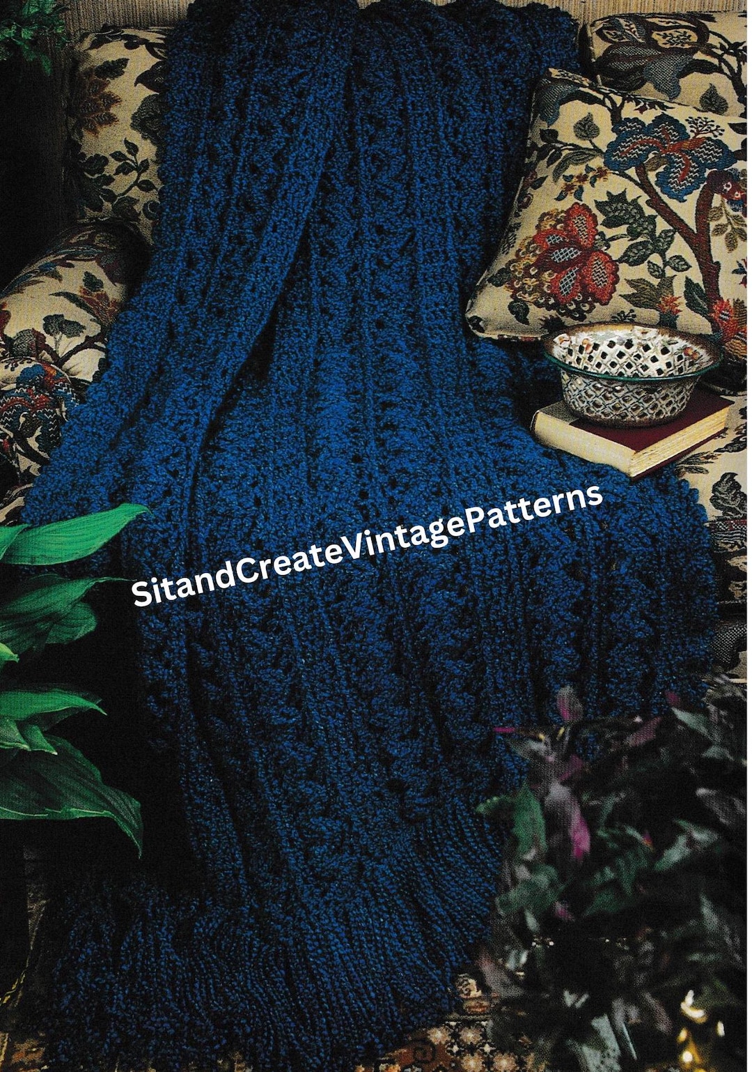 Vintage Crochet Colonial Zig-zag Afghan - Etsy