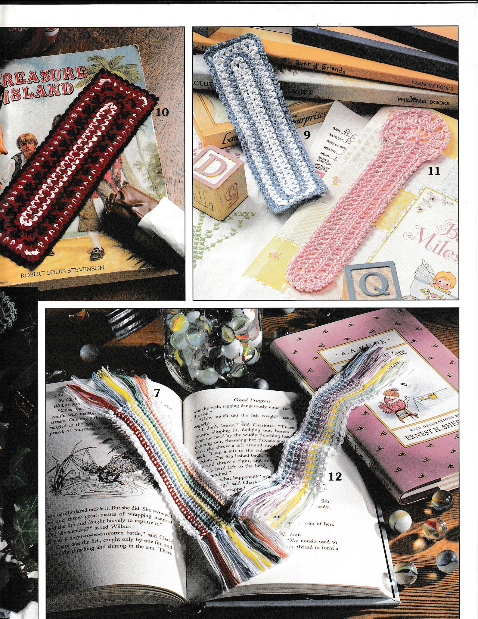 Vintage Crochet Thread Bookmarks for All - Etsy
