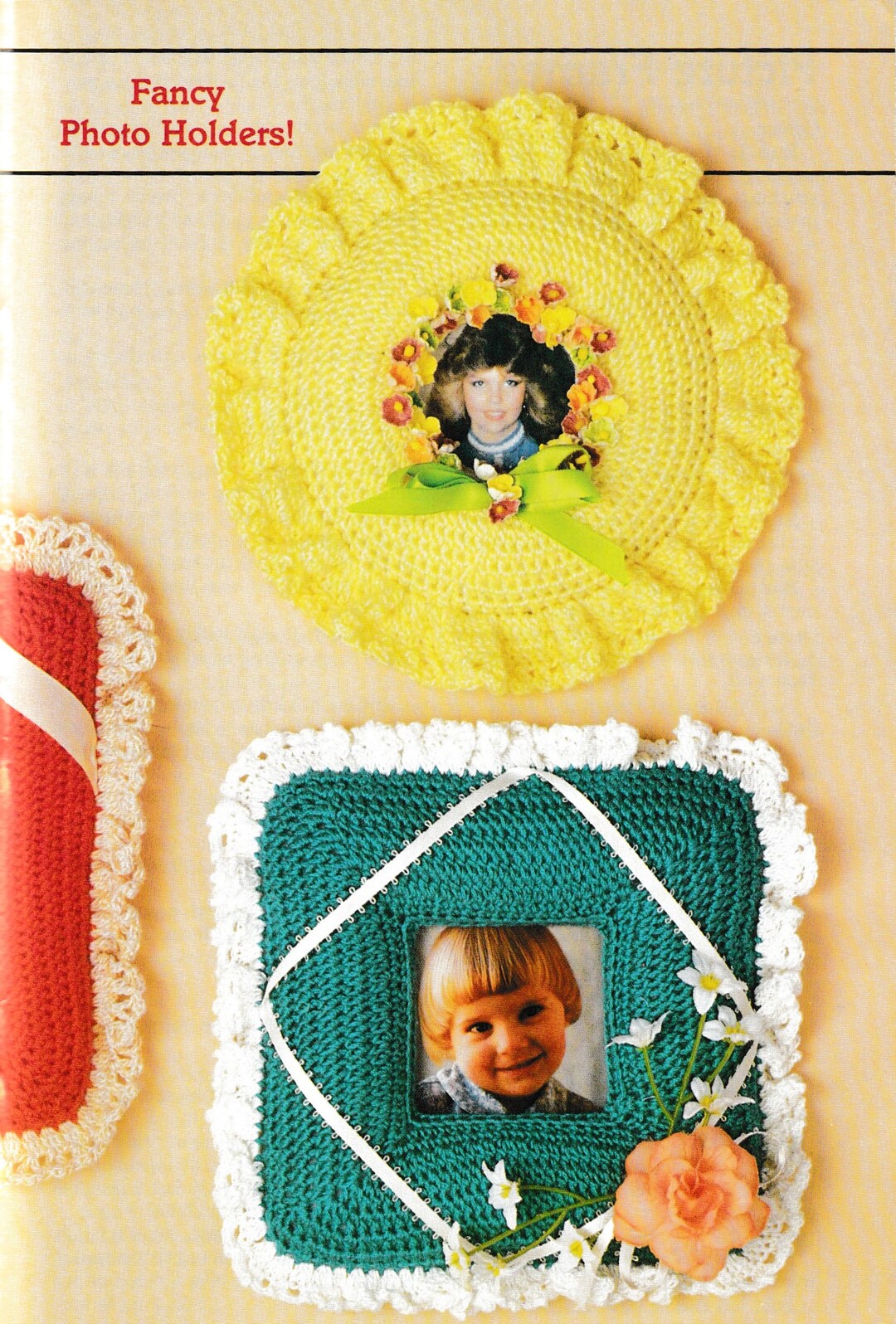 Vintage Crochet Photo Frames - Etsy