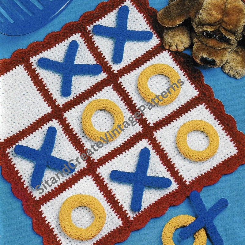 Vintage Tic Tac Toe Board - Etsy