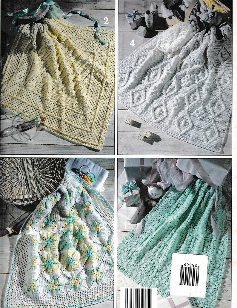 Vintage Unique Crochet Baby Afghans - Etsy