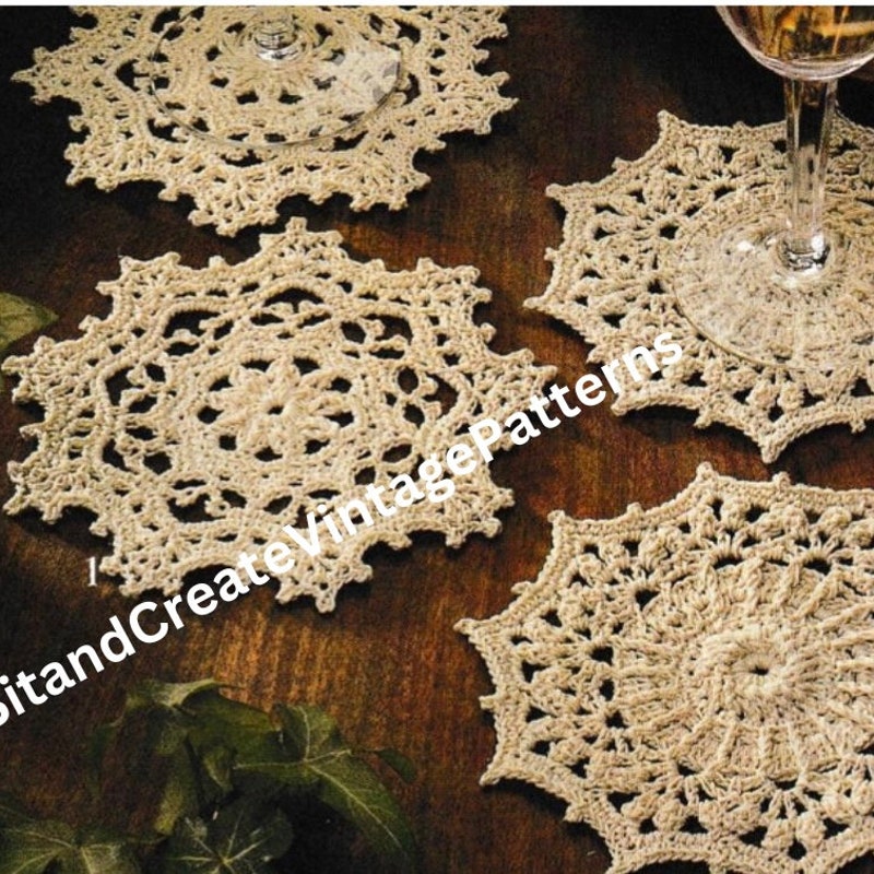 Lace Coaster - Etsy