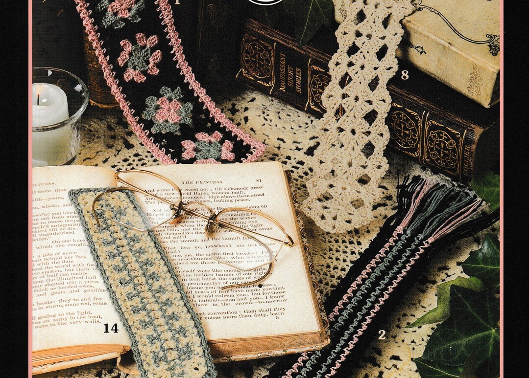 Vintage Crochet Thread Bookmarks for All - Etsy
