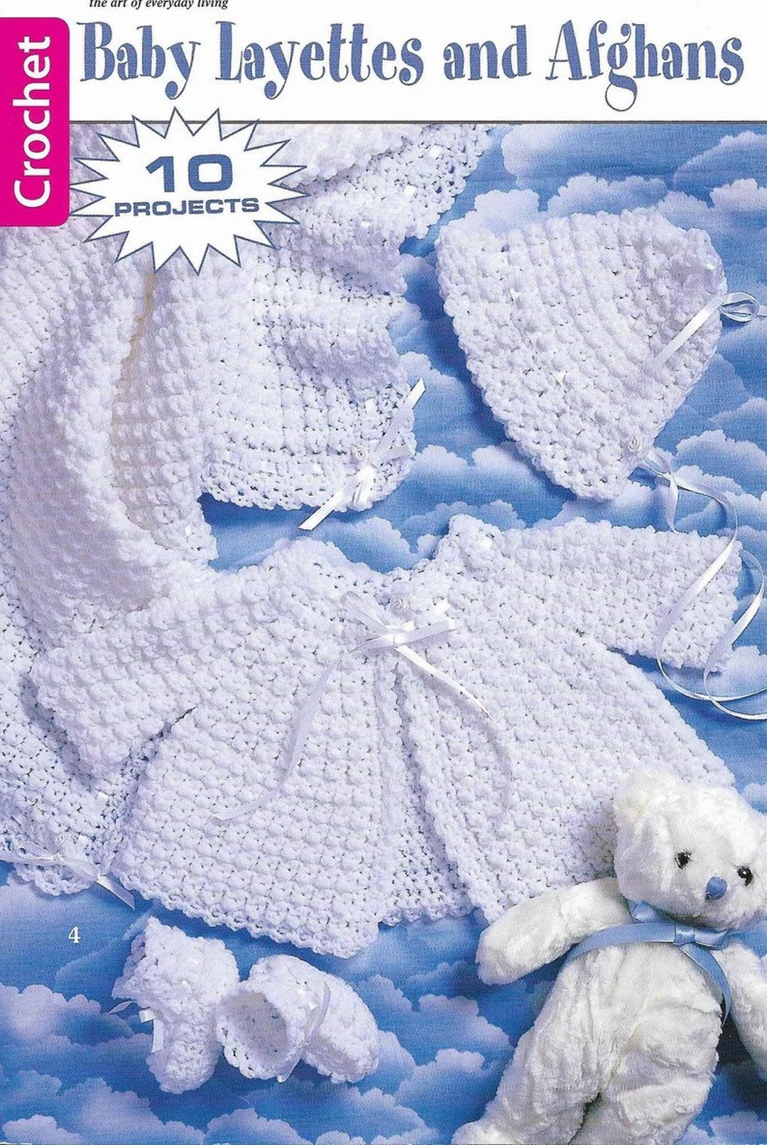 Vintage Crochet Baby Layettes and Afghans - Etsy