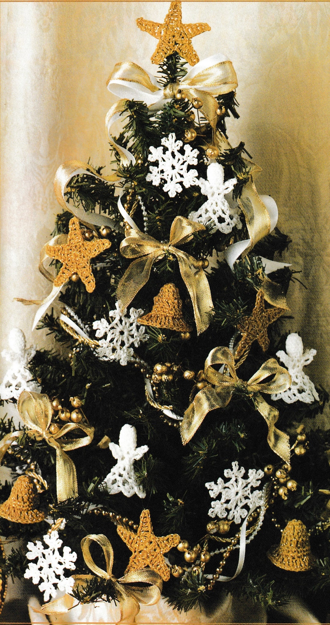Vintage Crochet Tint Tree Trims - Etsy