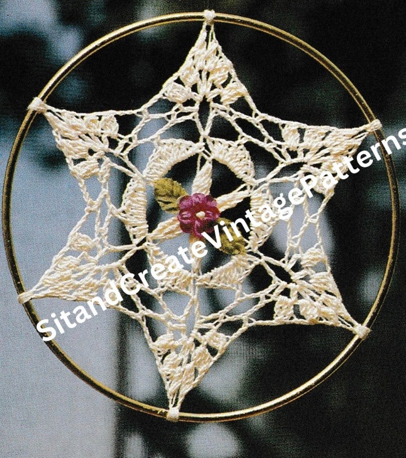 Vintage Crochet Victorian Snowflakes - Etsy