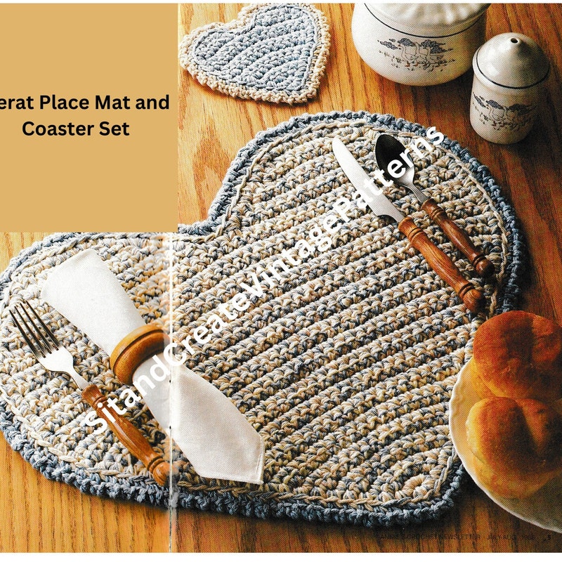 Crochet Place Mat - Etsy