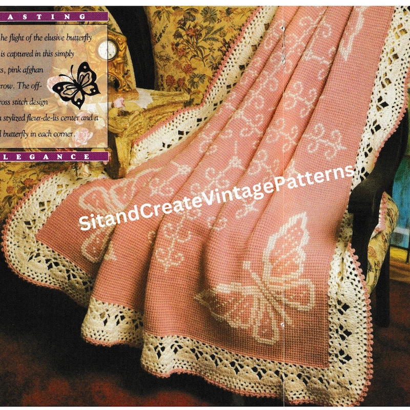 Butterfly Afghan Pattern - Etsy