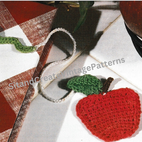 Crochet Apple - Etsy
