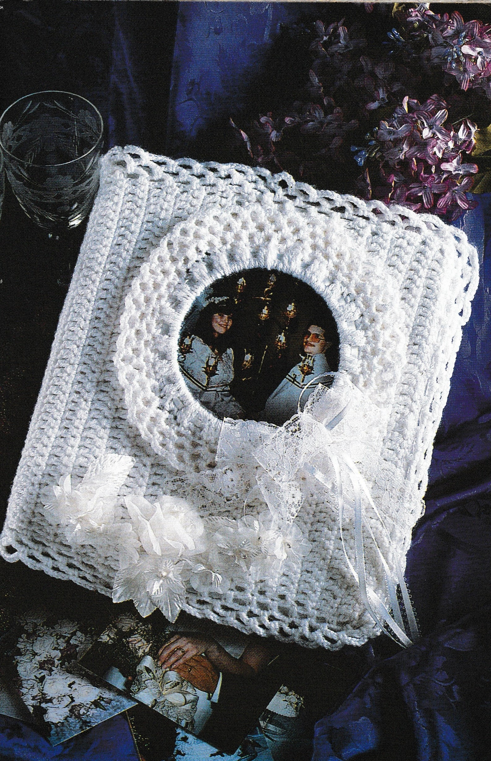 Vintage Crochet Wedding Album Cover - Etsy