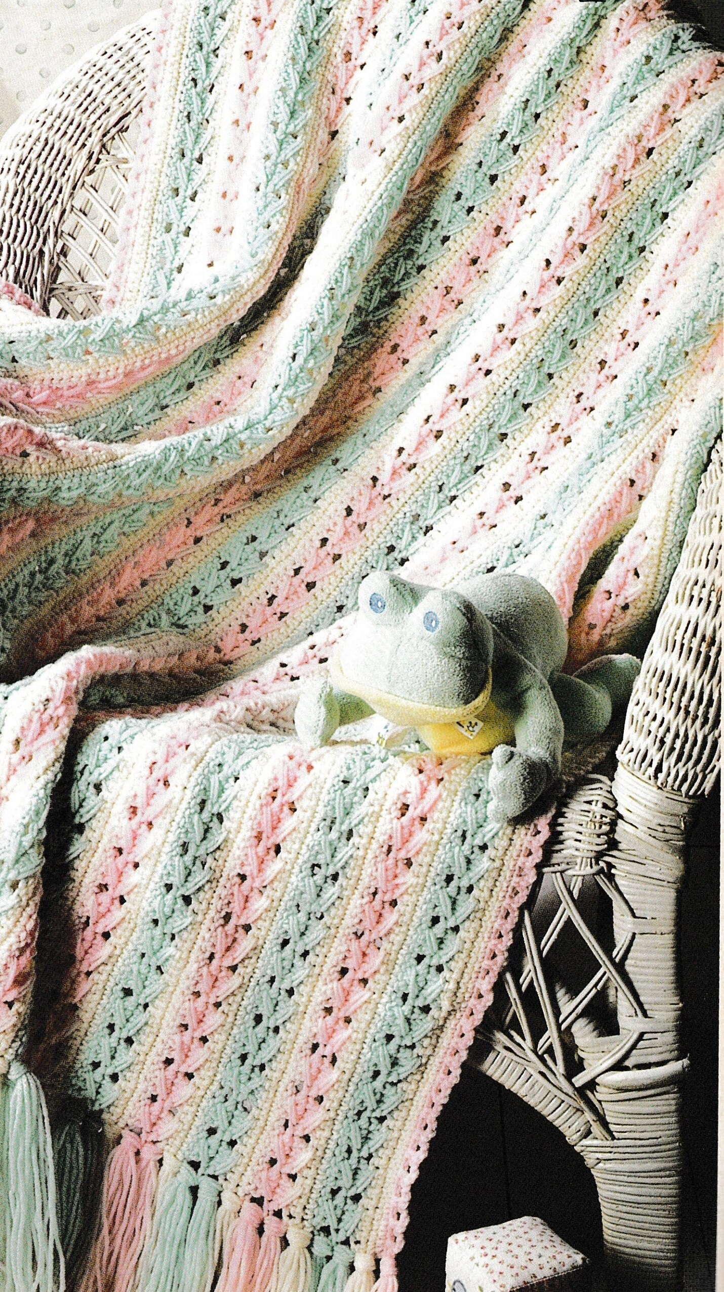 Vintage Crochet Baby Wrap - Etsy