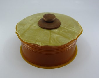 Bakelite Powder Box - Etsy